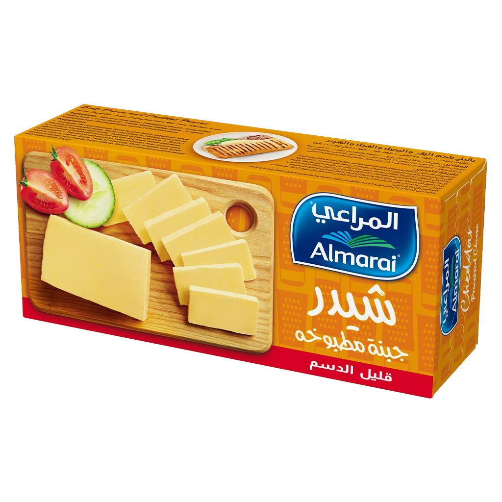 Buy Almarai Cheddar Block Lite 454 gm | Ninja Saudi Arabia