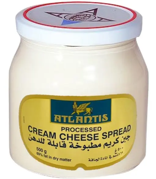 Buy Atlantis Cream Cheese Spread Jar 500 Gm | Ninja Bahrain