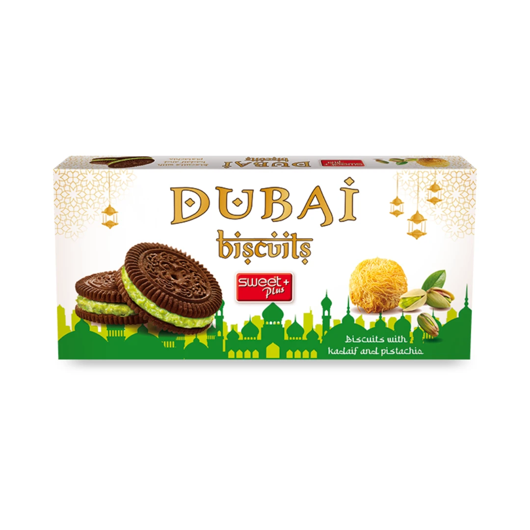 Buy Sweet Plus Kunafa Biscuits With Pistachio And Kadaif Crème 140 gm ...