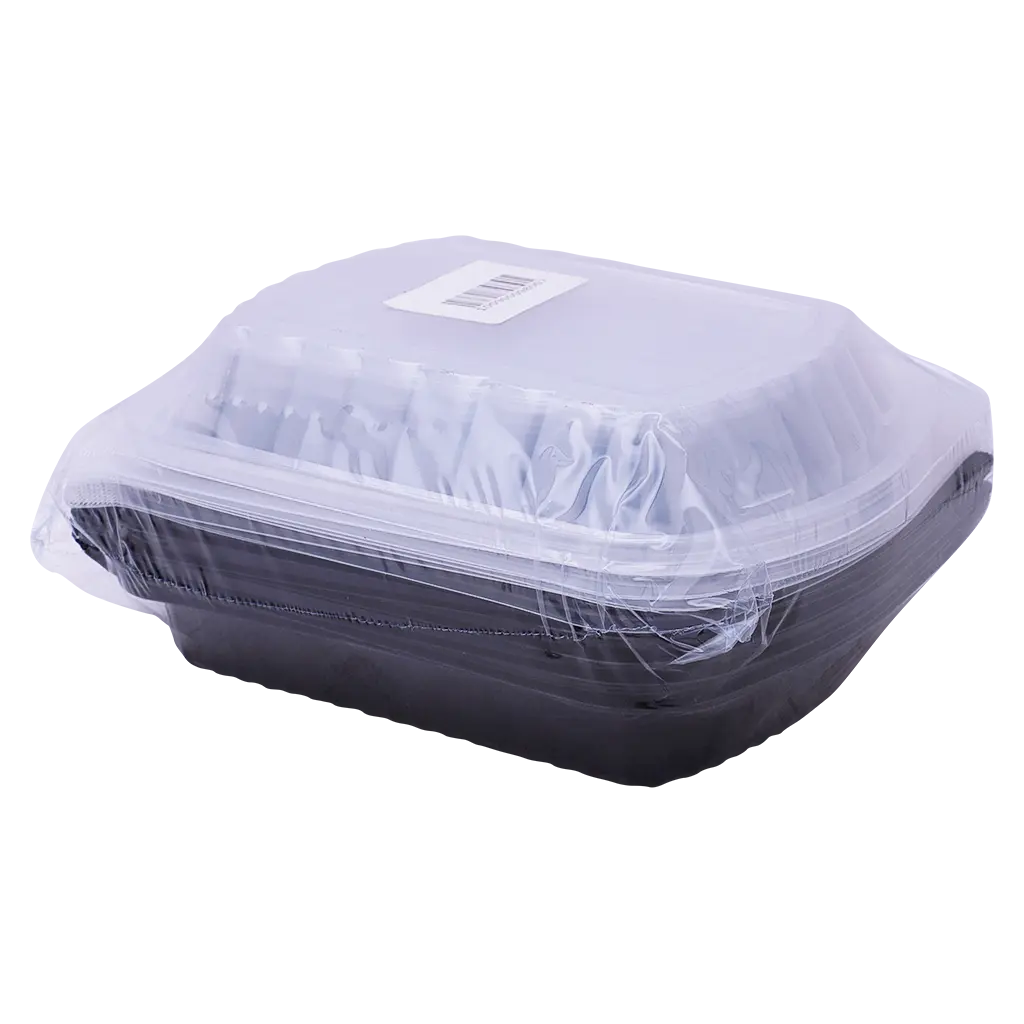 Buy Rashed Rectangular and compartment Microwave container No. 1 8 Pcs ...