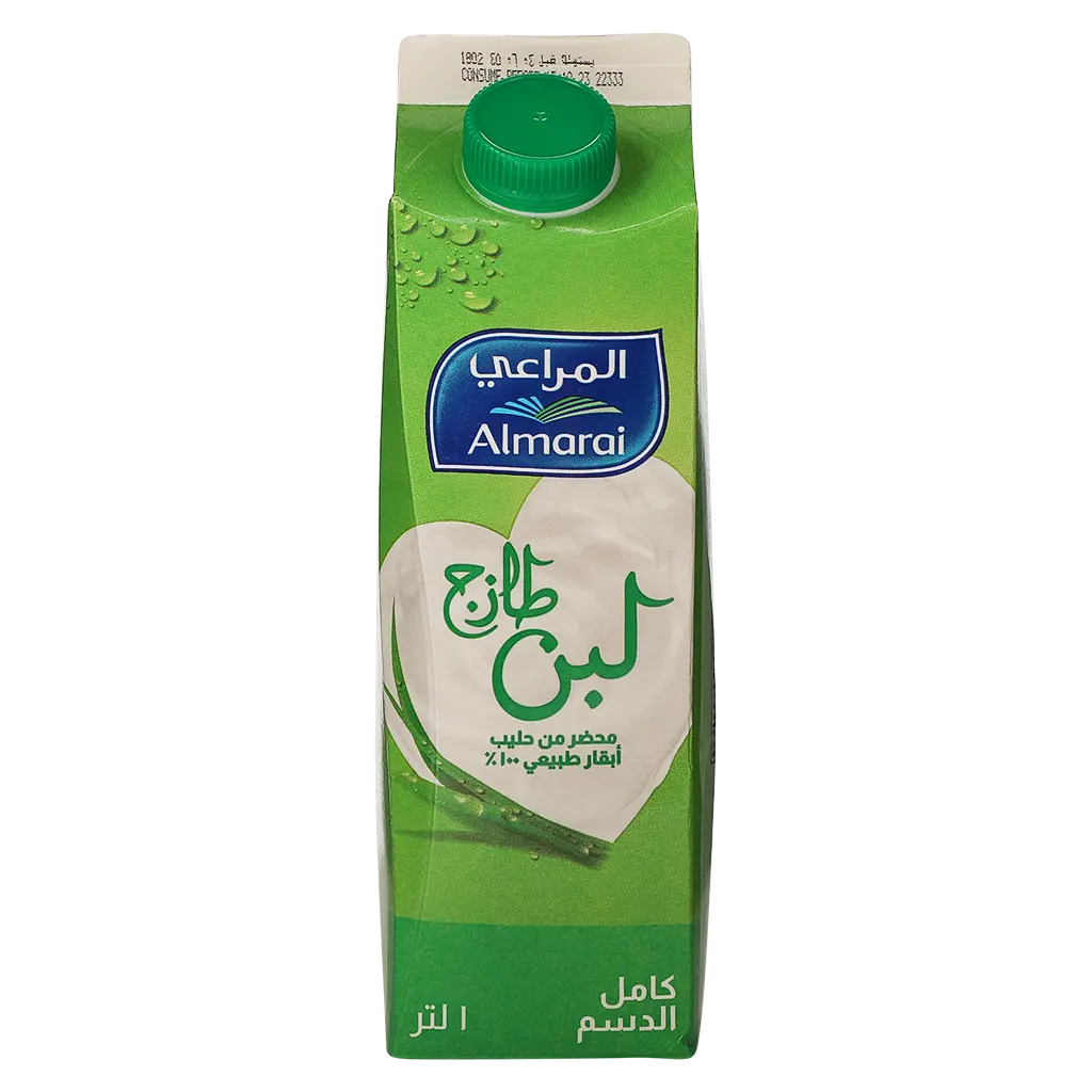Buy Almarai Fresh Laban Full Fat Carton 1 L | Ninja Saudi Arabia