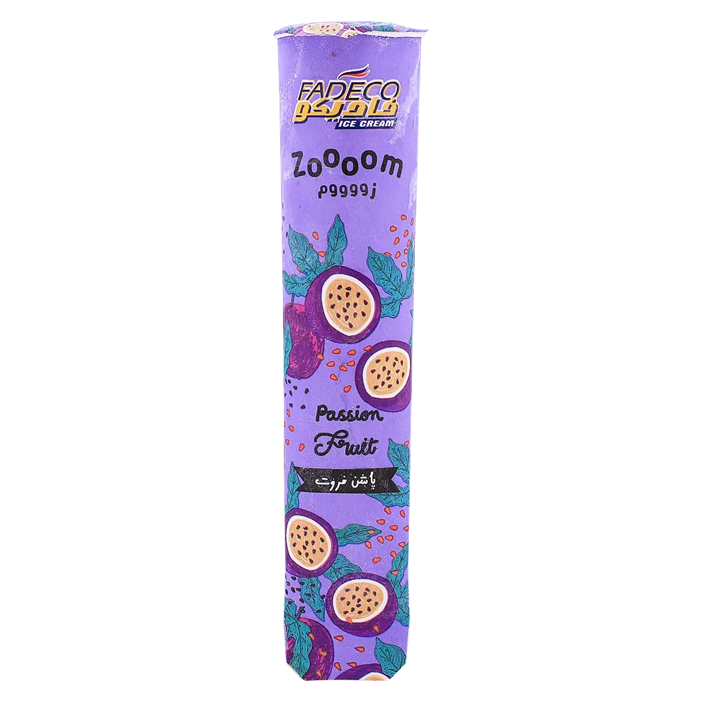 Buy Fadeco ice Cream Zoom Passion Fruit 120 ml | Ninja Saudi Arabia
