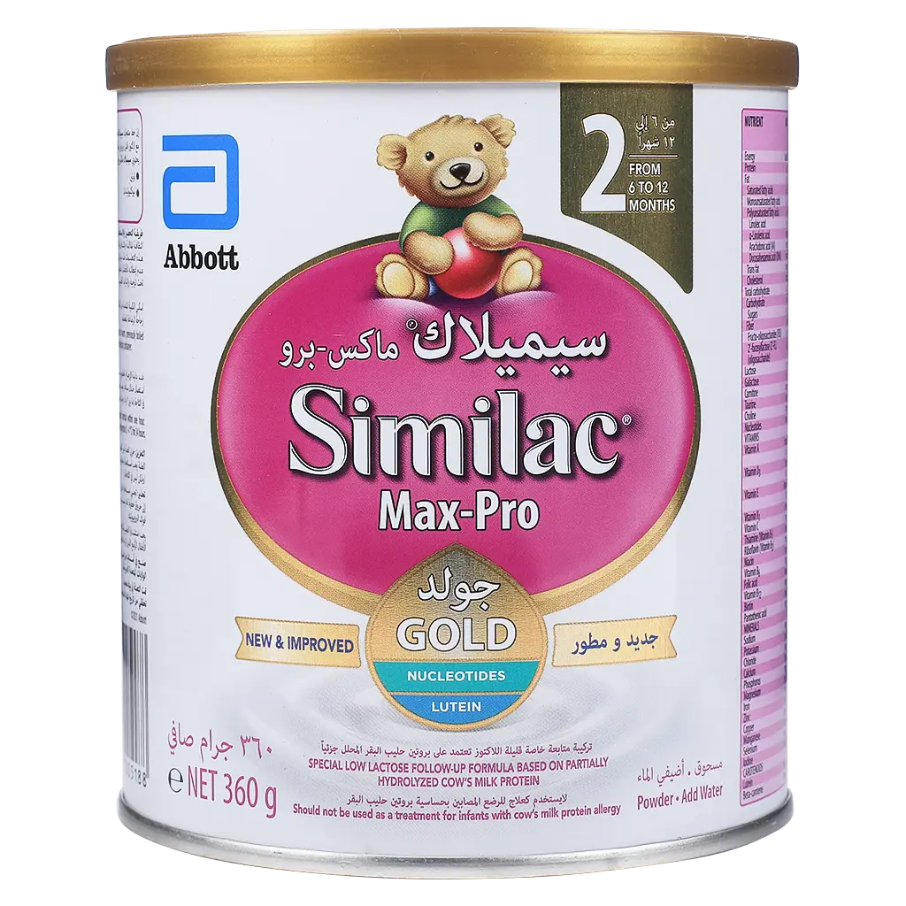 Similac Max Pro Baby Formula From 6 To 12 Months 360 gm | Buy Online in ...