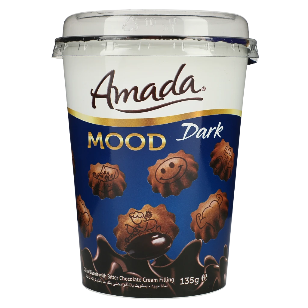 Buy Amada Mood Biscuit with Dark Chocolate Cream Filling 135 gm | Ninja ...