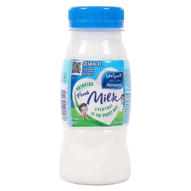 Buy Almarai Fresh Milk Full Fat 180 ml | Ninja Saudi Arabia