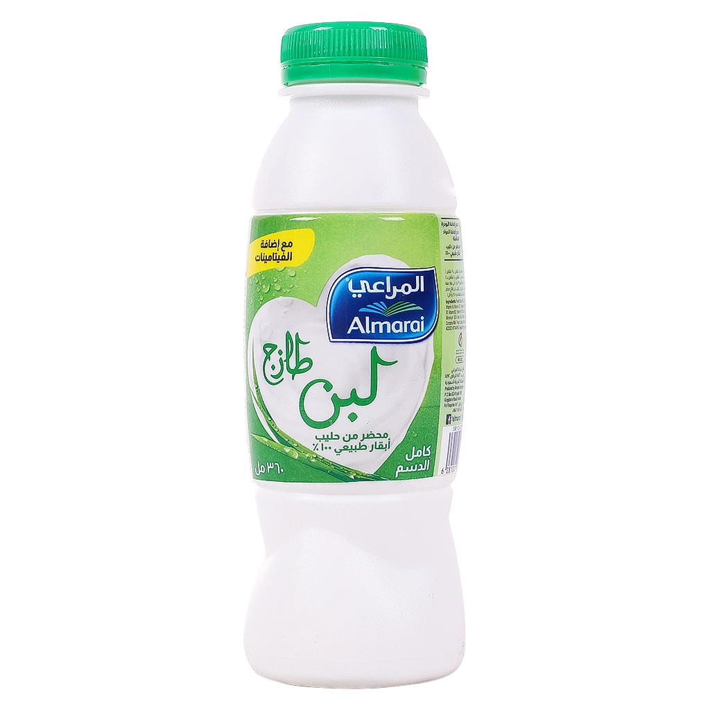 Buy Almarai Fresh Laban Full Fat 360 ml | Ninja Saudi Arabia