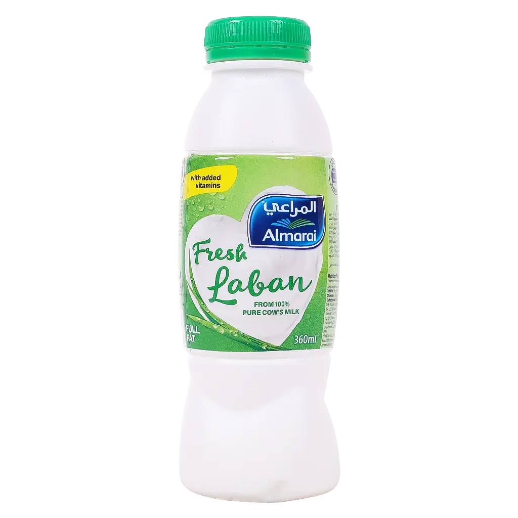 Buy Almarai Fresh Laban Full Fat 360 ml | Ninja Saudi Arabia