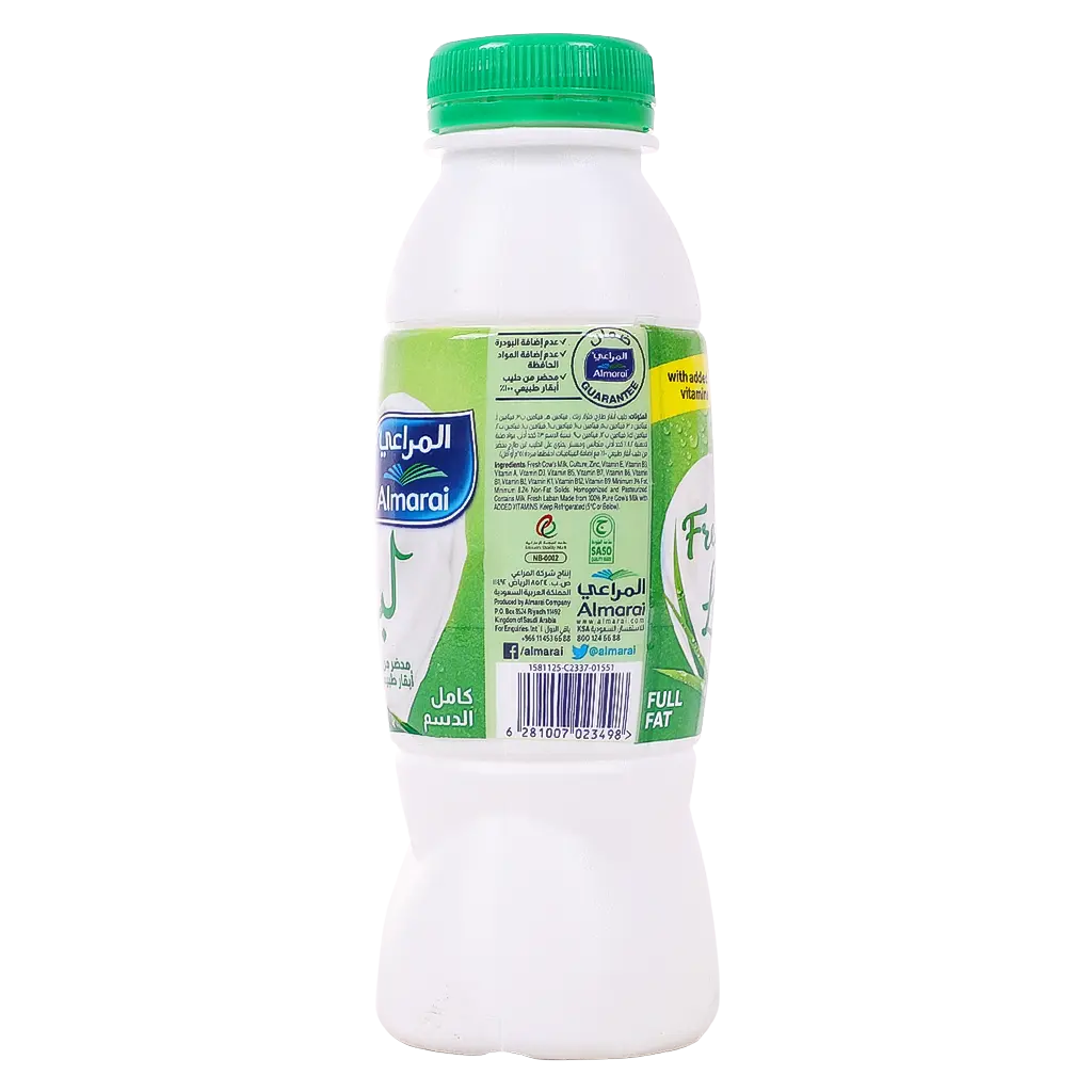 Buy Almarai Fresh Laban Full Fat 360 ml | Ninja Saudi Arabia