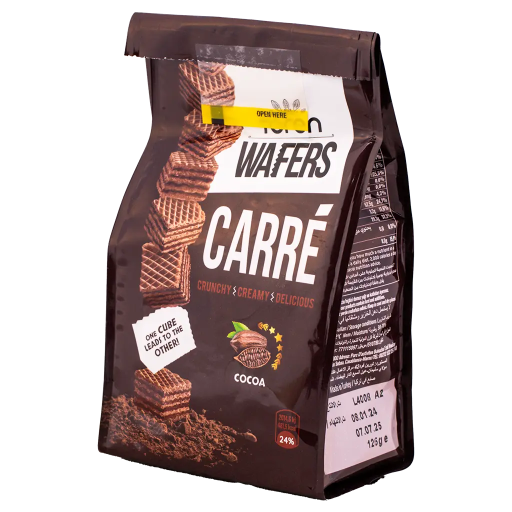Buy Toren CARRE 125 gr Cubic Cocoa Wafer With Cocoa Wafer Sheet 125 gm ...