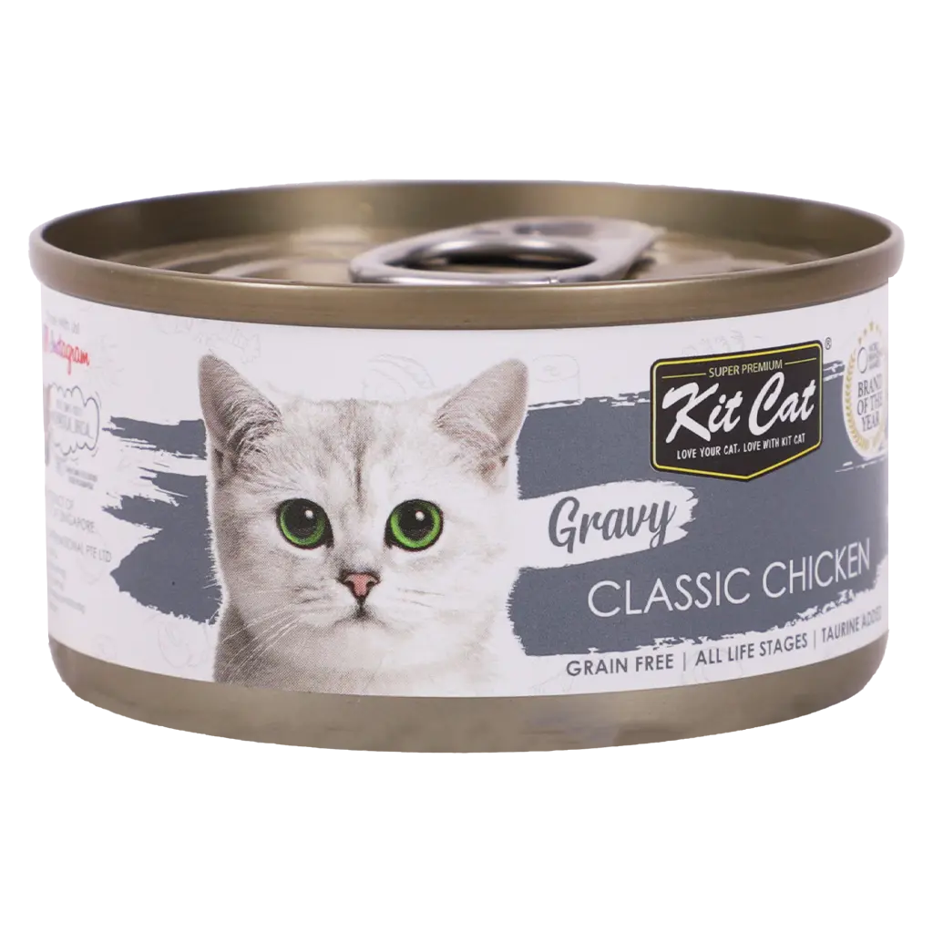 Buy Kit Cat Gravy Wet Food for Cats Classic Chicken 70 gm | Ninja Saudi ...