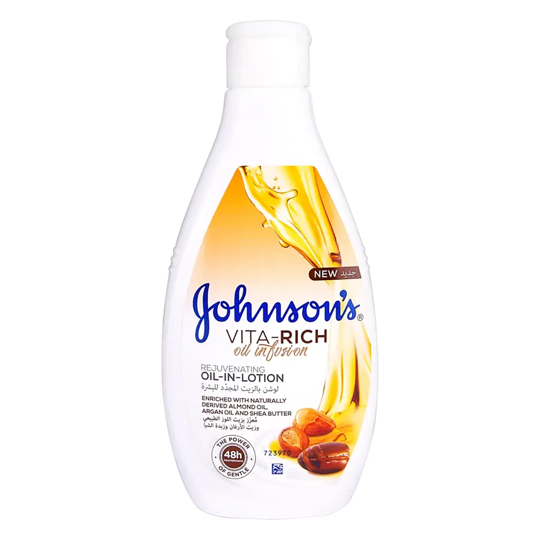 Buy Johnson's Body Lotion Vita Rich Oils 250 ml | Ninja Saudi Arabia