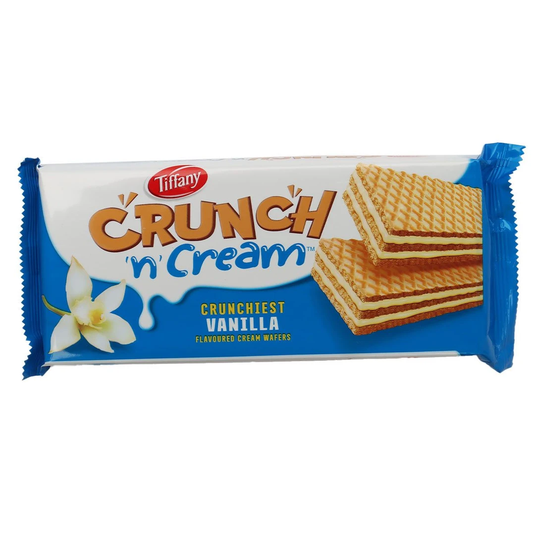 Buy Tiffany Crunch & Cream Vanilla Flavoured Cream Wafer 135 gm | Ninja ...