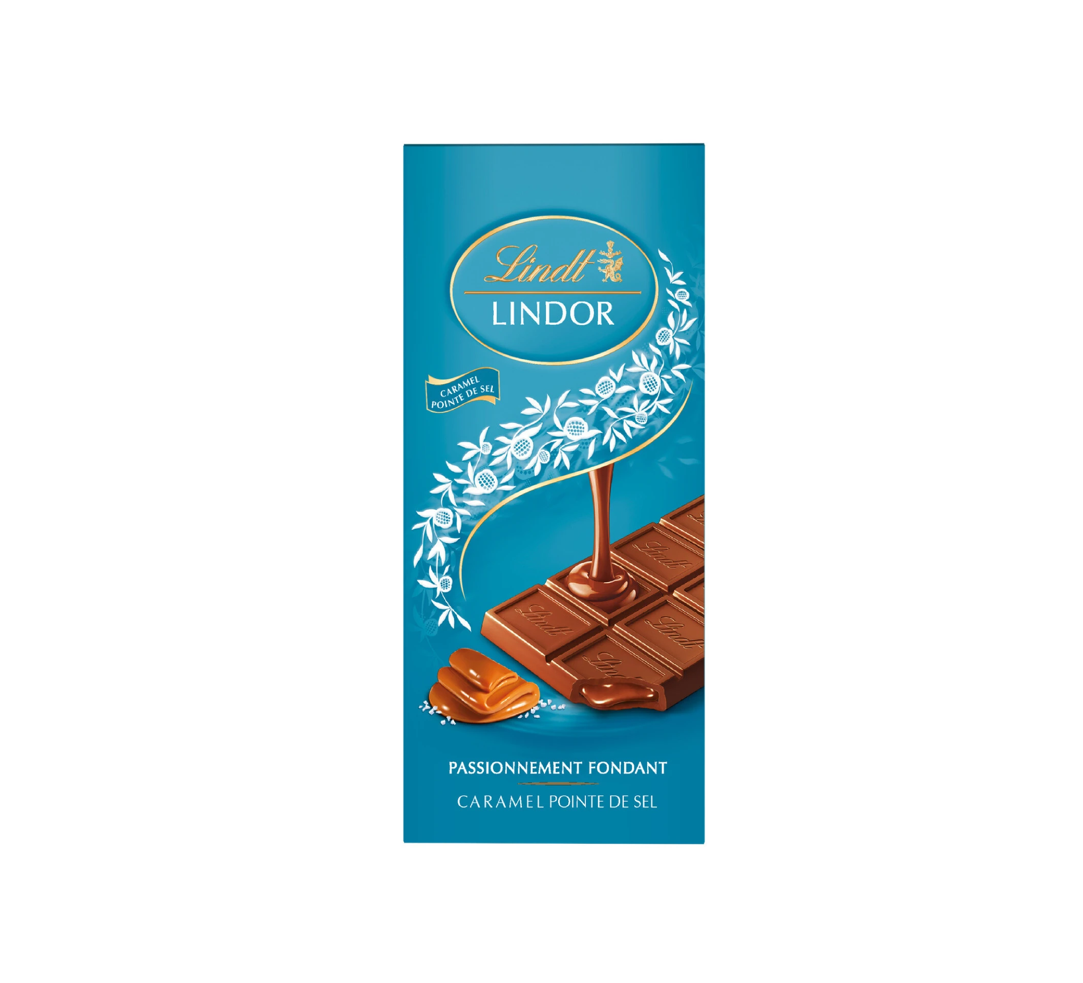 Buy Lindt Lindor Salt Caramel Milk Chocolate Bar 150G | Ninja Qatar