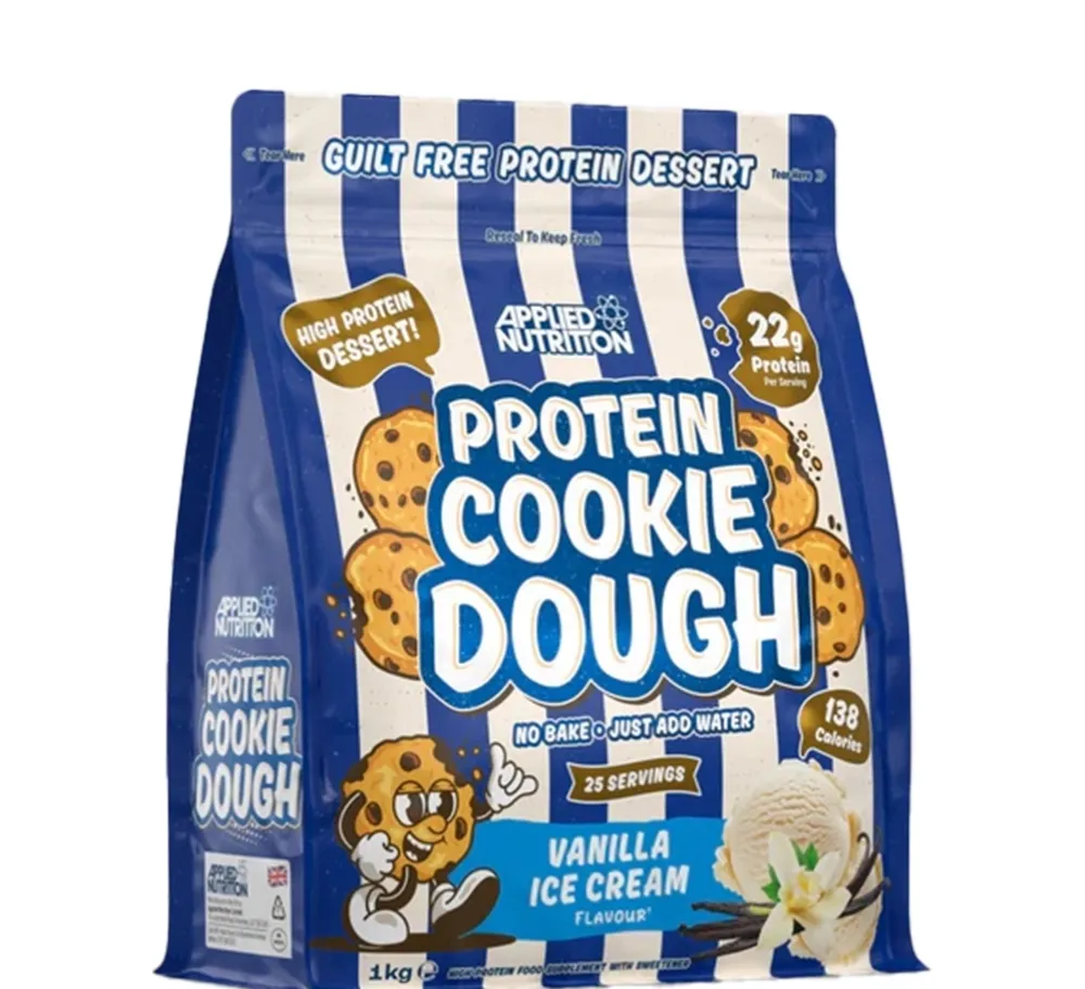 Order Applied Nutrition Protein Cookie Dough Vanilla Ice Cream 1 kg ...