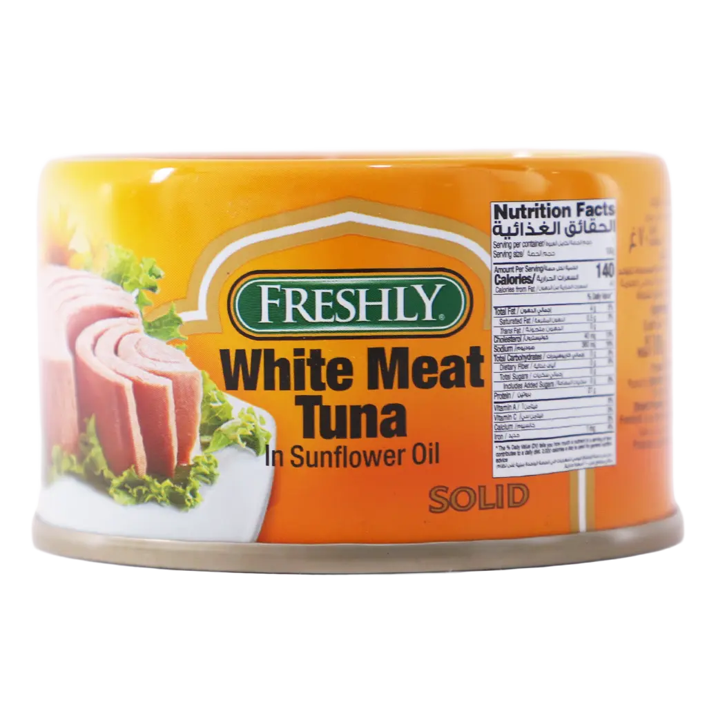 Buy Freshly White Meat Tuna in Oil 100gm | Ninja Saudi Arabia