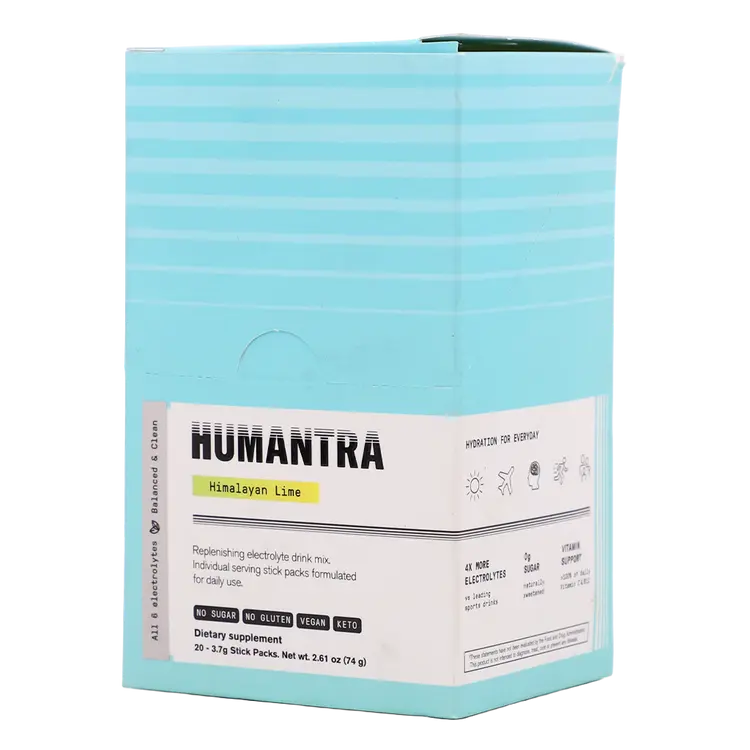 Buy Humantra Electrolytes Himalayan Lime 20*3.7Gm | Ninja Saudi Arabia