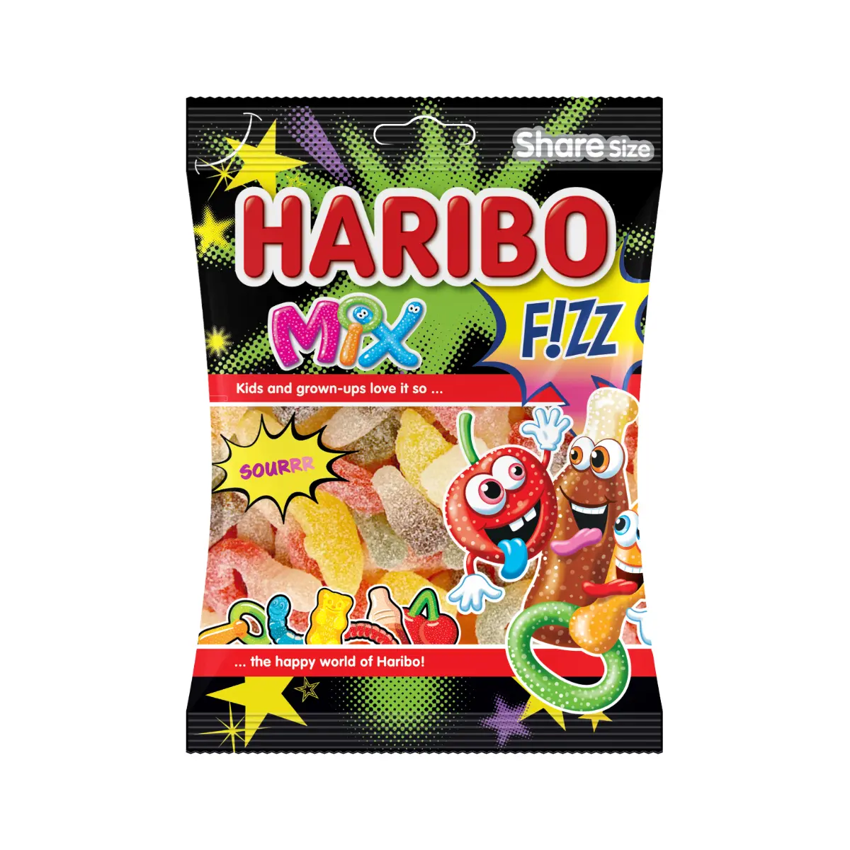 Buy Haribo Mix Sour Jelly Candy 70 gm | Ninja Saudi Arabia